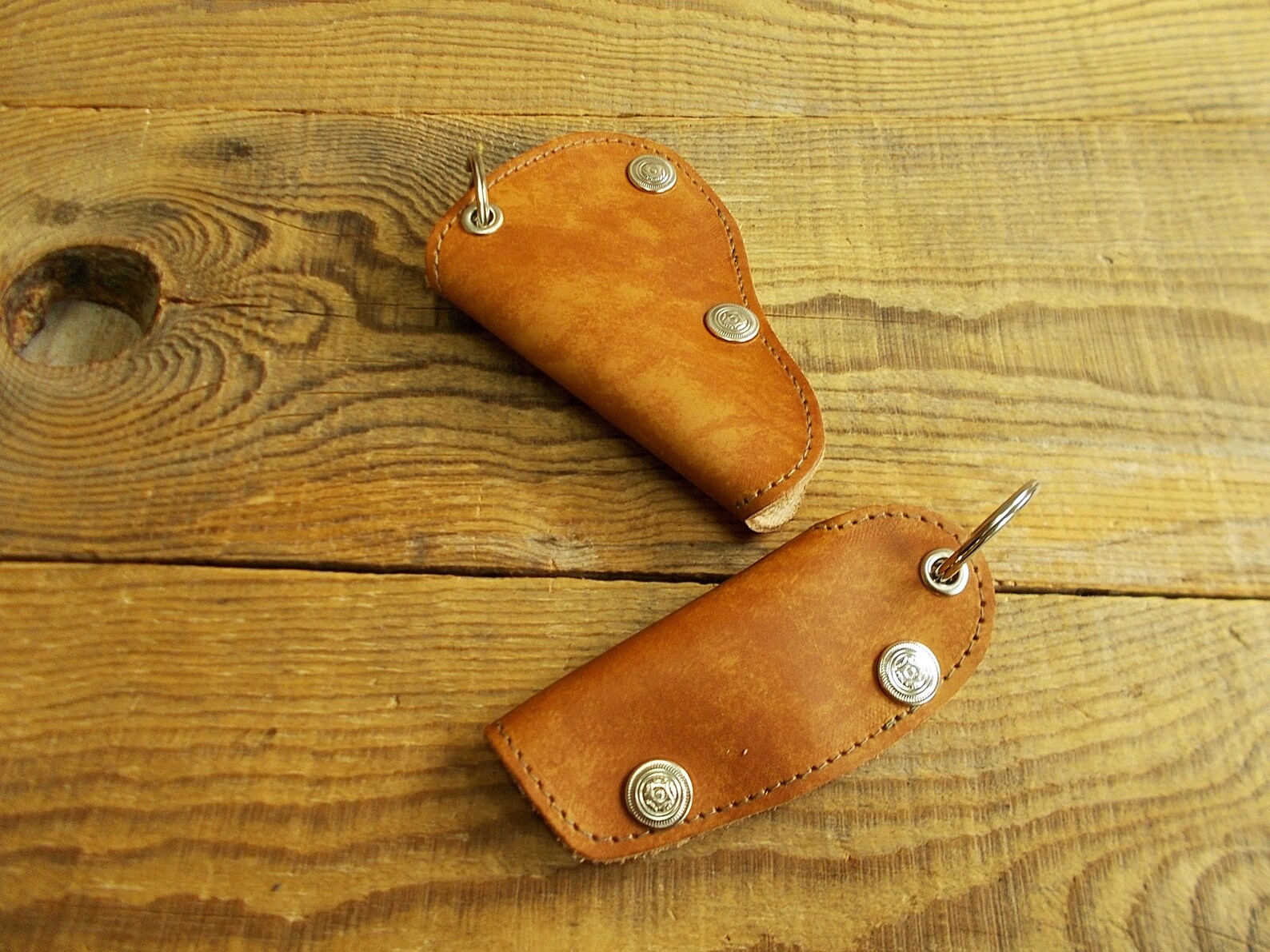 Personalized Leather Key Holder, Leather Keychain, Car Key Holder, Key ...