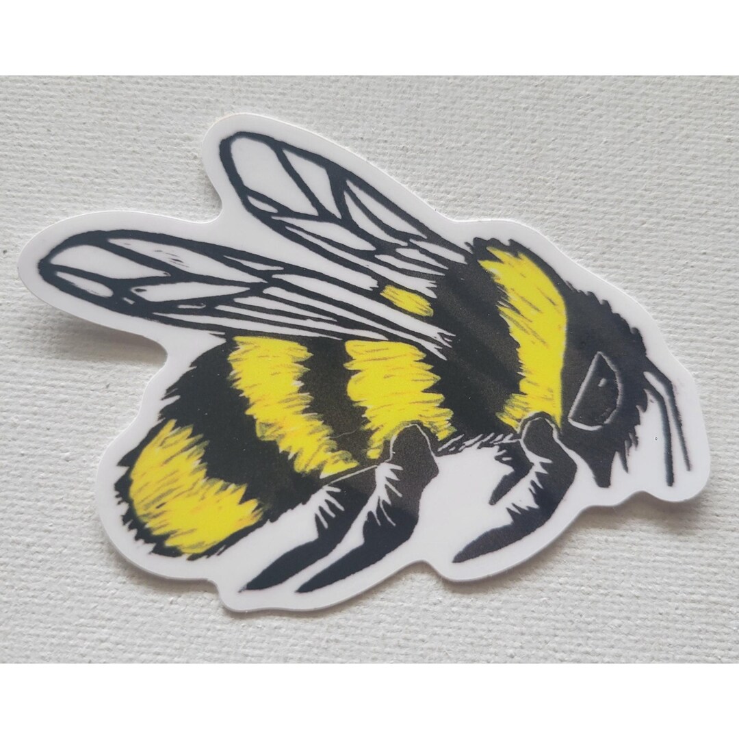 Bumble Bee Vinyl Sticker Decal - Etsy