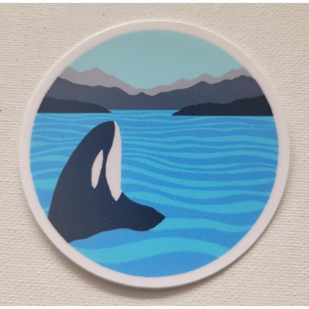 Orca Killer Whale Ocean BC Vinyl Sticker Decal - Etsy