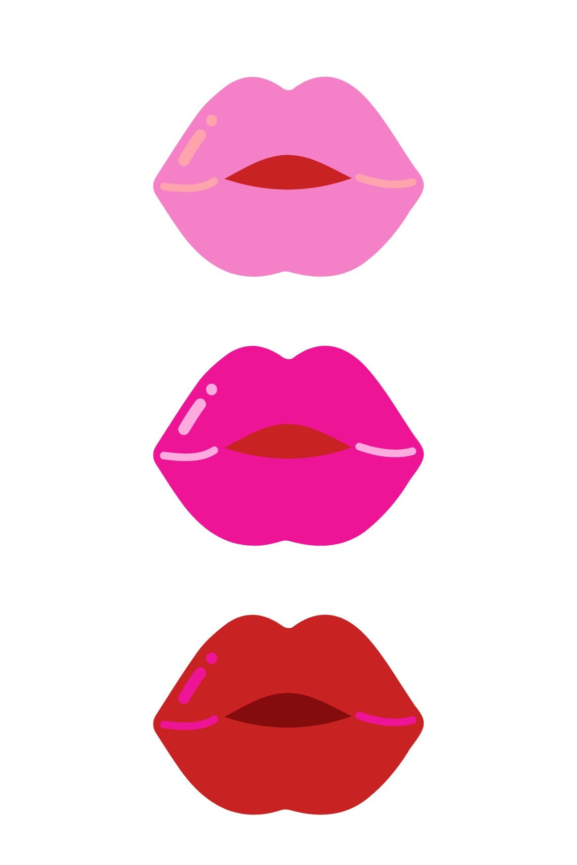 Preppy Pop Word Wall Art Design-set of 4 (digital Download), Preppy ...