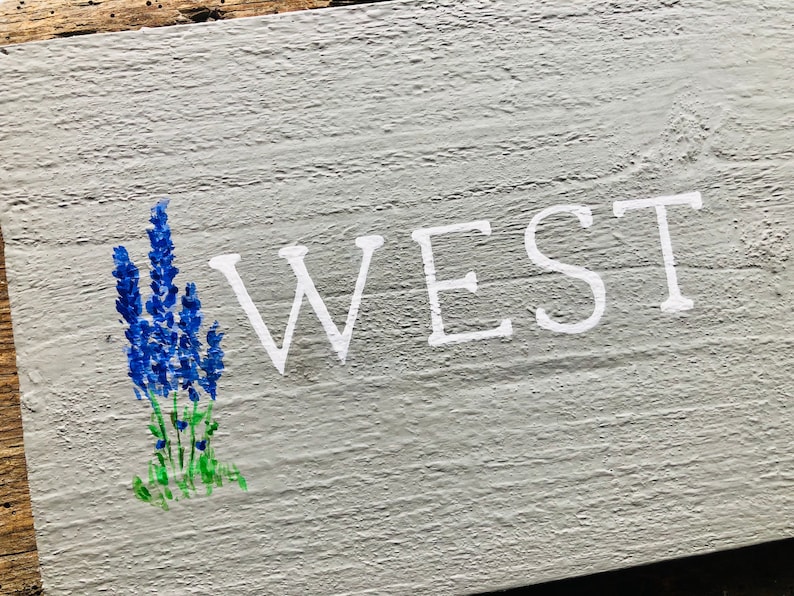 Personalised Painted Wooden Sign for House Garden Gate Outdoor Door ...