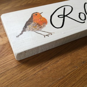 Personalised Painted Wooden Sign for House Garden Gate Outdoor Door ...