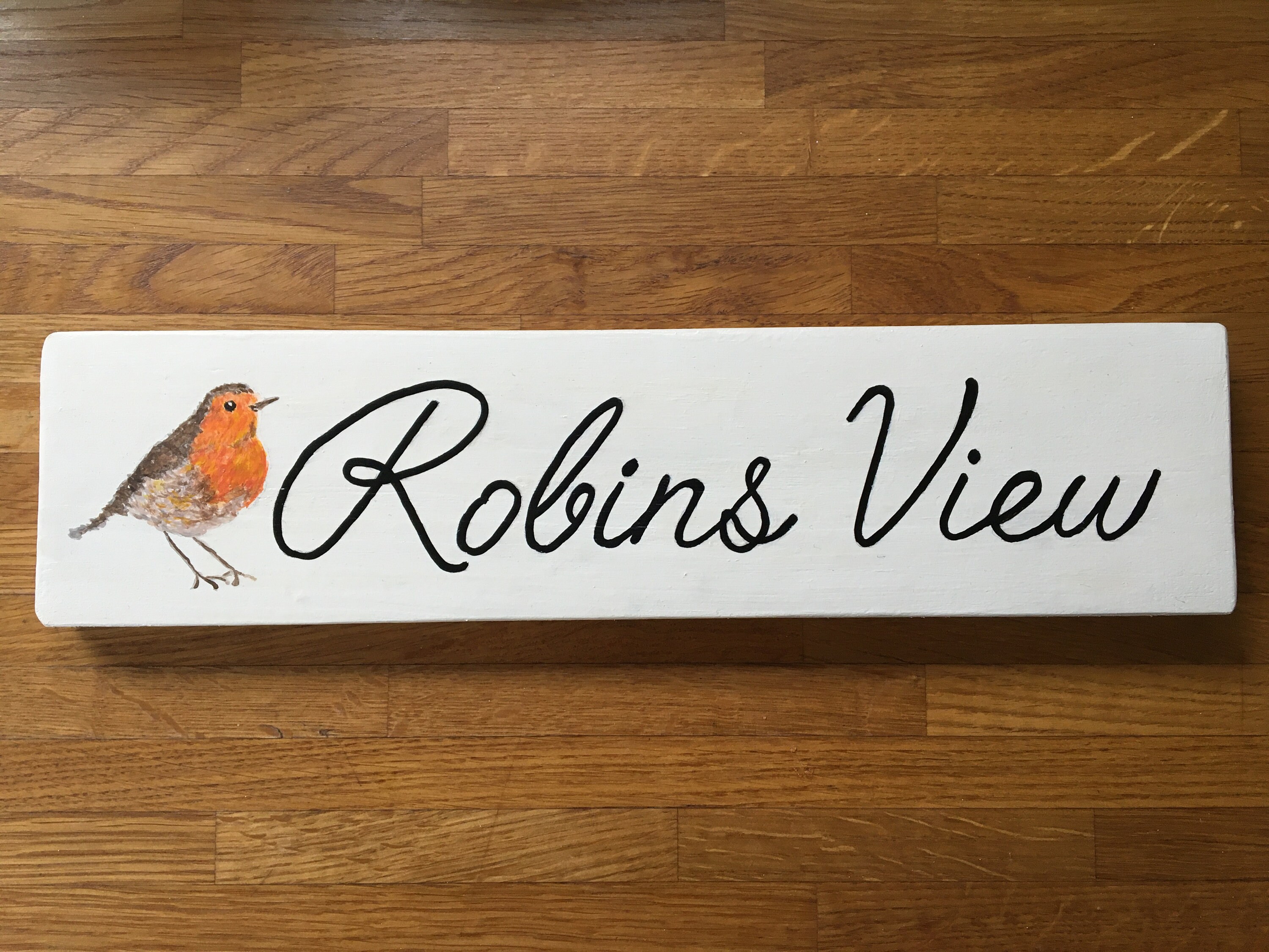 Personalised Painted Wooden Sign for House Garden Gate Outdoor - Etsy UK