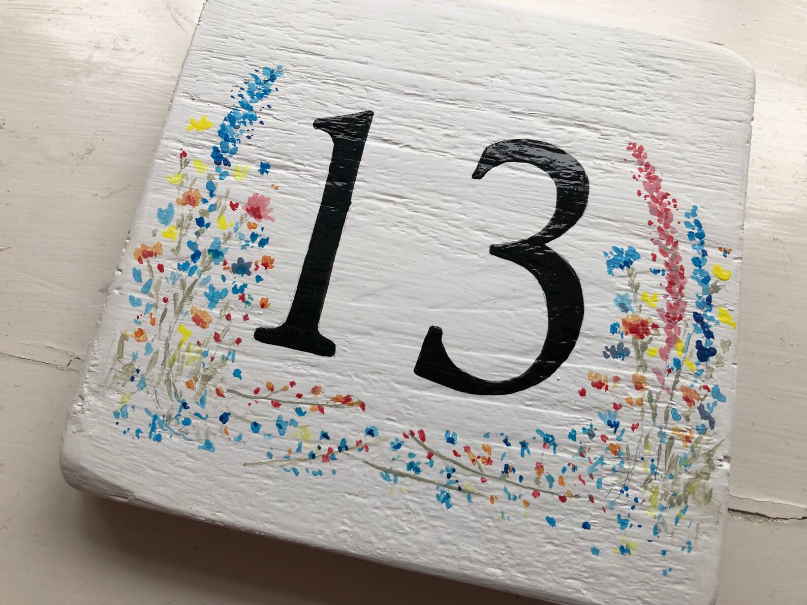 Personalised Painted Wooden Sign for House Garden Gate Outdoor Door ...