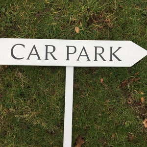 Personalised Painted Wooden Arrow Sign House Garden Outdoor Door Name ...