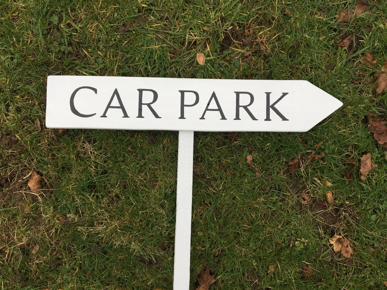 Personalised Painted Wooden Arrow Sign House Garden Outdoor - Etsy