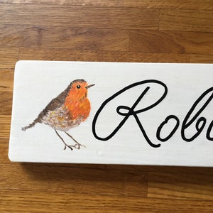Personalised Painted Wooden Sign for House Garden Gate Outdoor Door ...