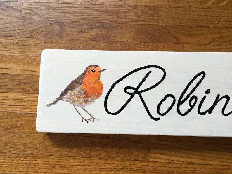 Personalised Painted Wooden Sign for House Garden Gate Outdoor - Etsy UK