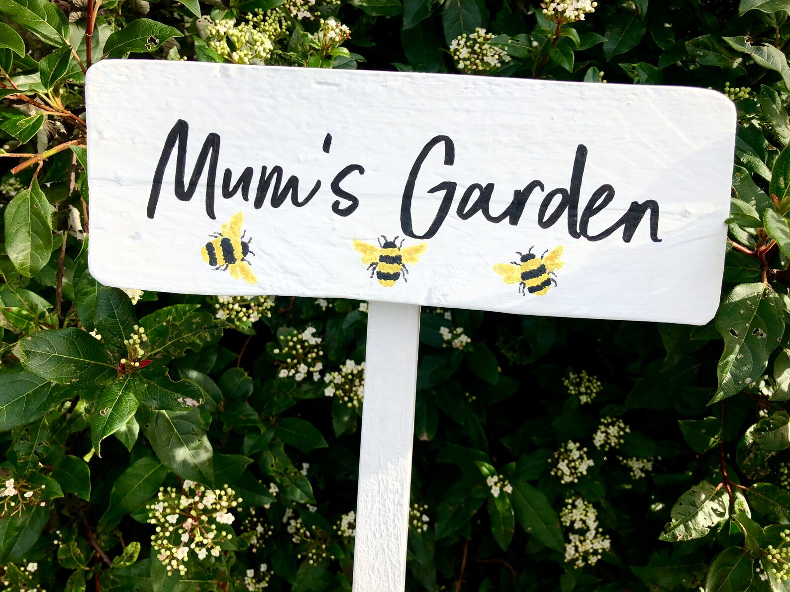 Personalised Painted Wooden Sign Stake Name House Garden - Etsy UK
