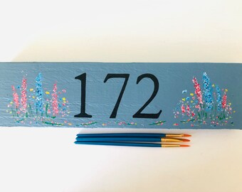Personalised Painted Wooden Sign for House Garden Gate Outdoor - Etsy UK