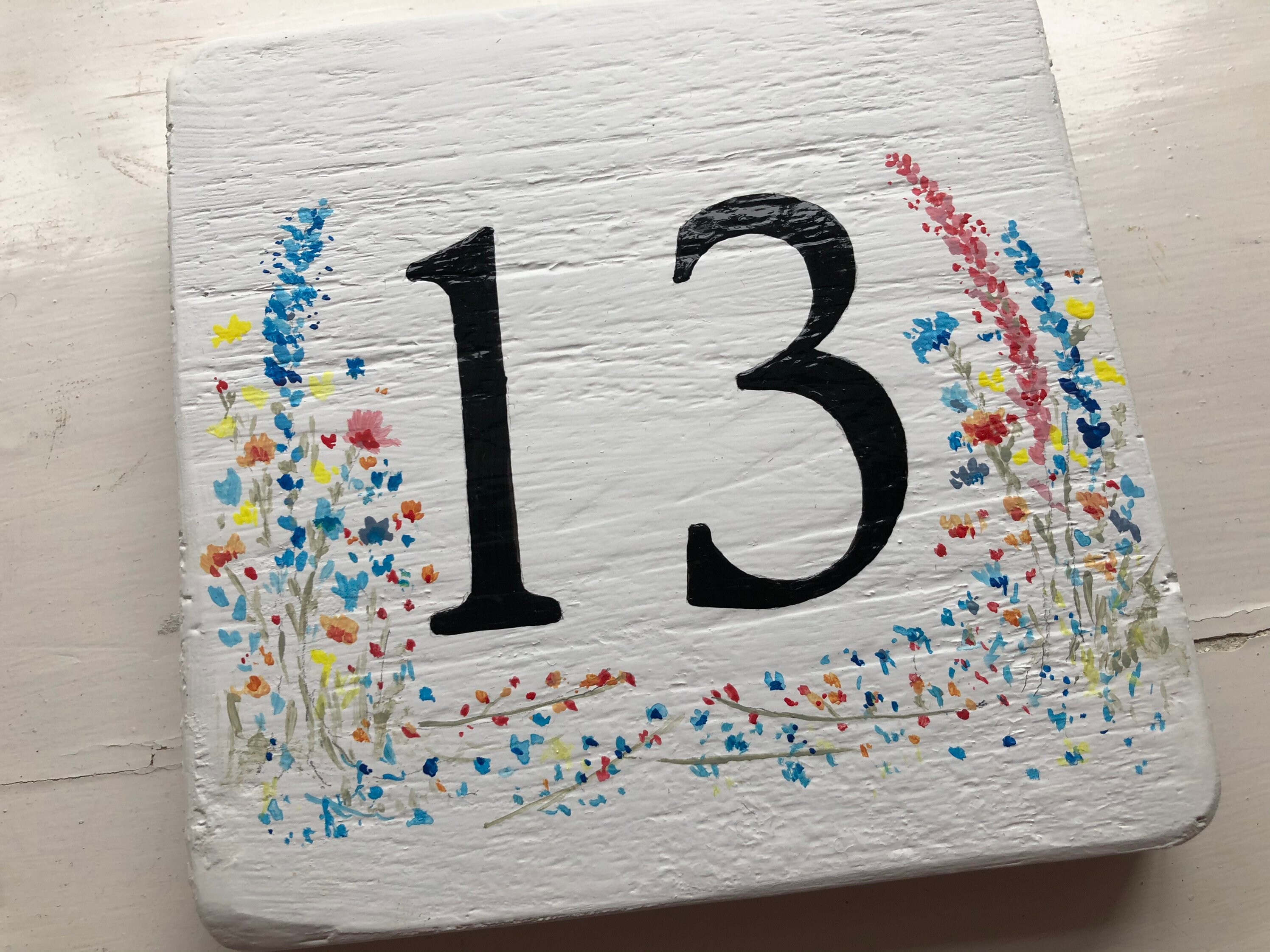 Personalised Painted Wooden Sign for House Garden Gate Outdoor Door ...