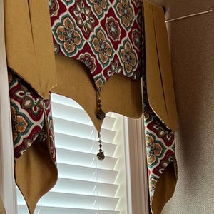 Custom Window Valances-designer Moroccan Style Window Valance ...