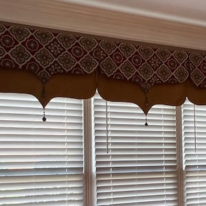 Custom Window Valances-designer Moroccan Style Window Valance ...