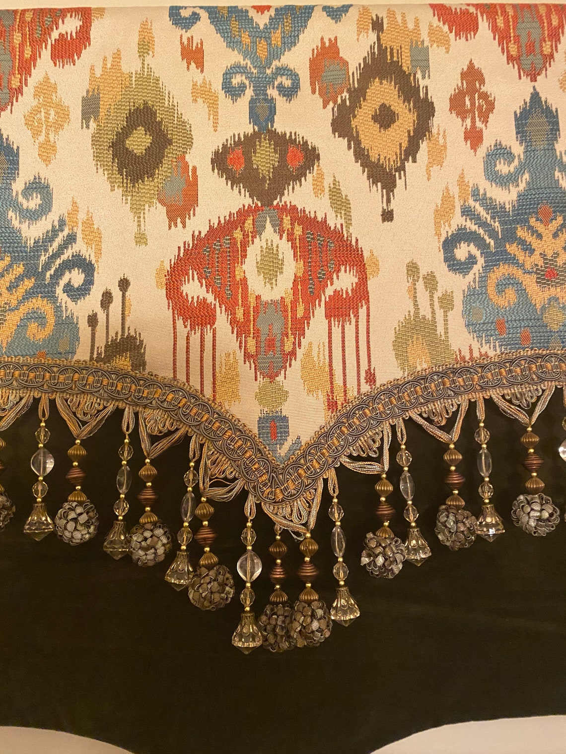 Custom Window Valances-designer Moroccan Style Window - Etsy