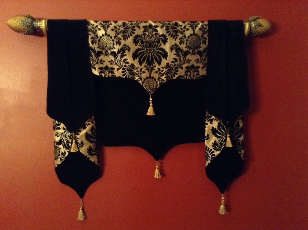Custom Window Valances-designer Moroccan Style Window Valance ...