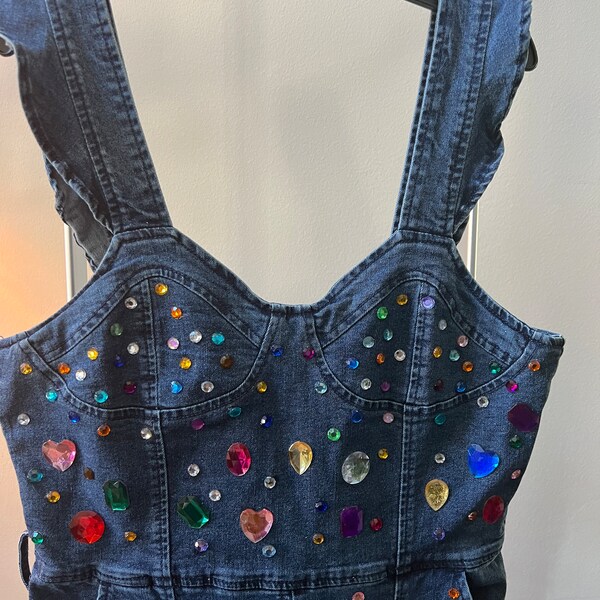 Rhinestone Rompers - Etsy