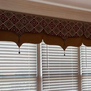 Custom Window Valances-designer Moroccan Style Window Valance ...