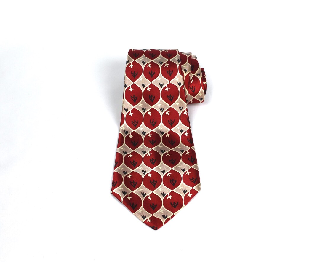 Vintage 1950s/40s Modern Rayon Neck Tie 1940s/50s - Etsy
