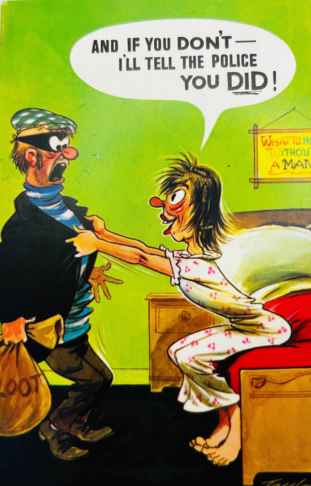 1950s Unused Vintage Cheeky / Rude Novelty /postcard - Etsy