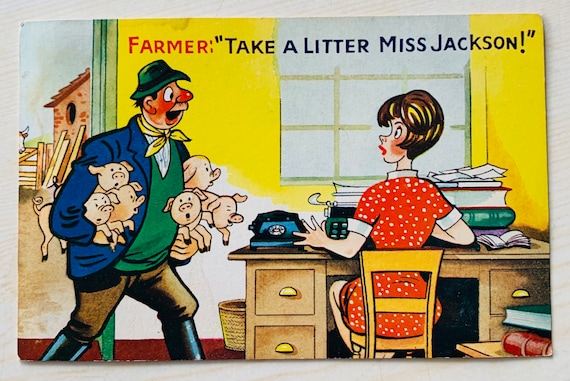 1950s Unused Vintage Cheeky / Rude Novelty /postcard - Etsy UK