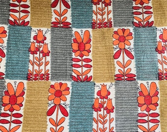 Vintage Barkcloth Fabric - Etsy