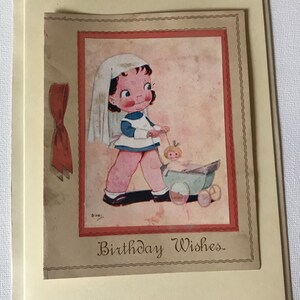 Vintage Make Your Own Diy 1940s/50s Card Kit ,four Cards and Glue 8 - Etsy
