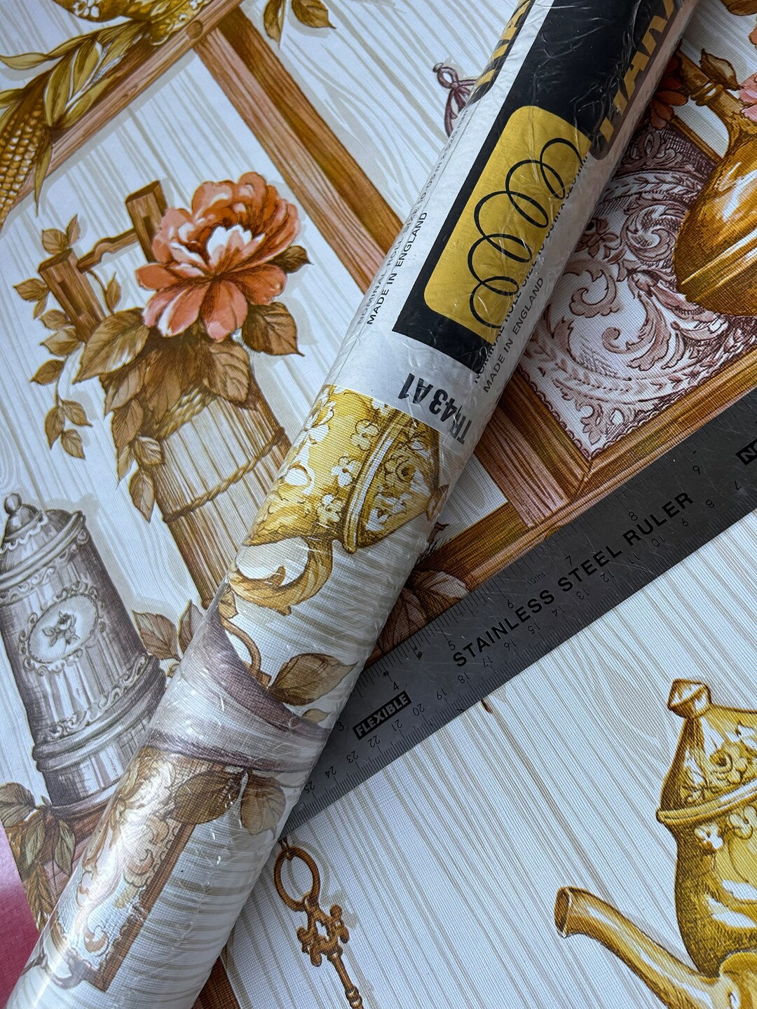 Stunning Vintage 1950s Wallpaper - Etsy