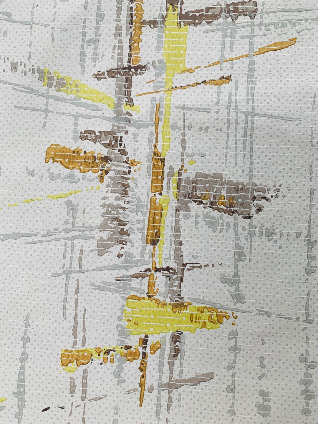 Stunning Vintage 1950s Wallpaper Sold by the Yard - Etsy