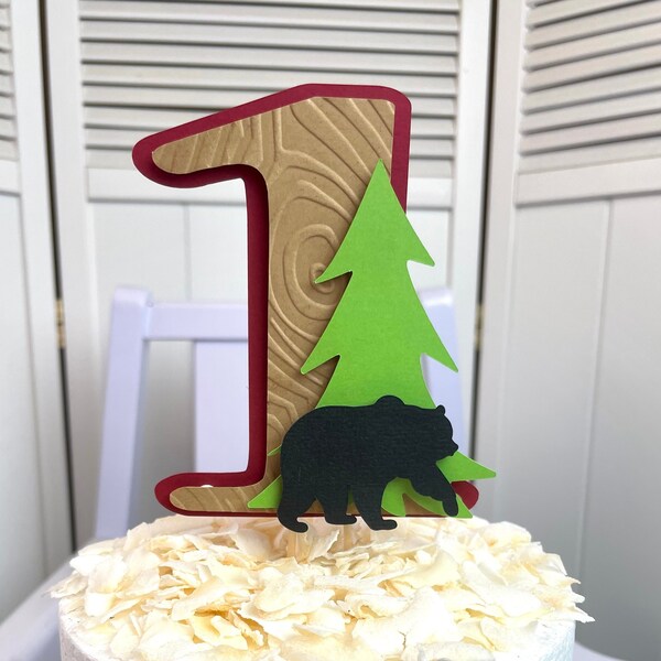 Tree Cake Topper - Etsy