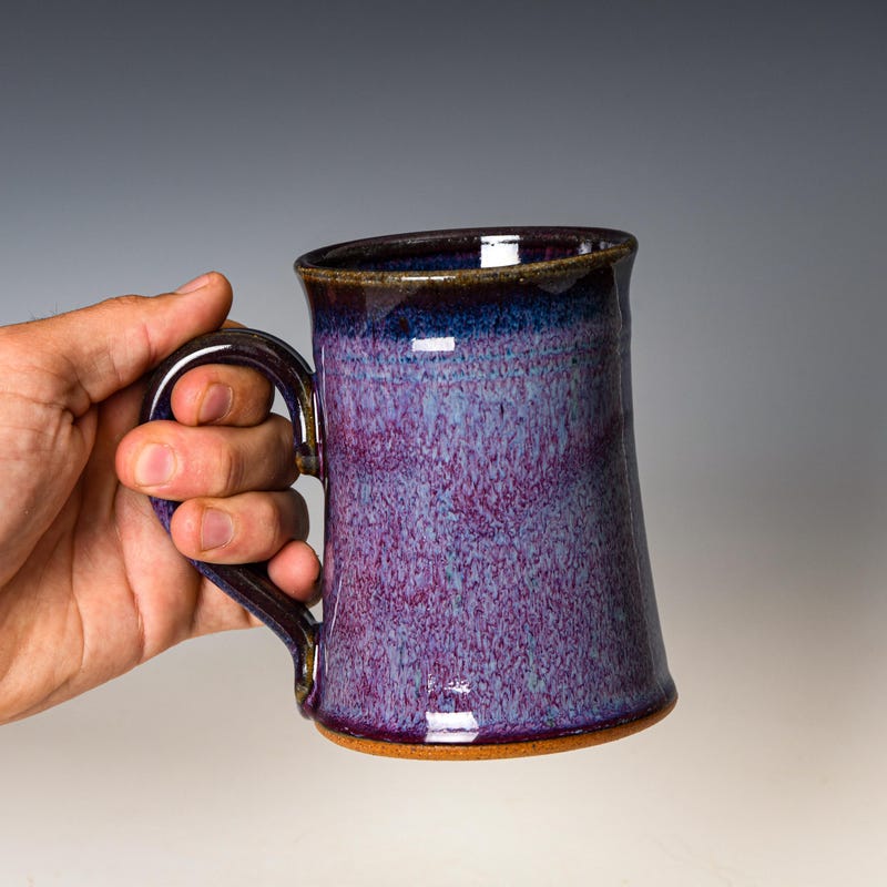 Purple Glazed Coffee Mugs - Etsy