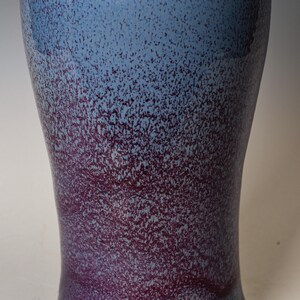 Stoneware Flower Vase - Blue & Purple Glaze #7 - Etsy