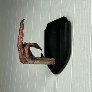 XL Taxidermy Middle Finger THE BIRD Turkey Black Wood Wall - Etsy