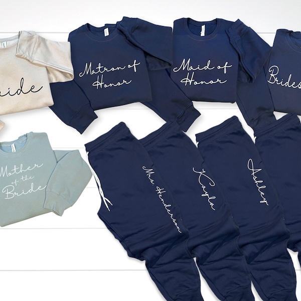 Bridal Party Getting Ready Sweatsuit - Etsy Bridal Party Getting Ready Sweatsuit - Etsy