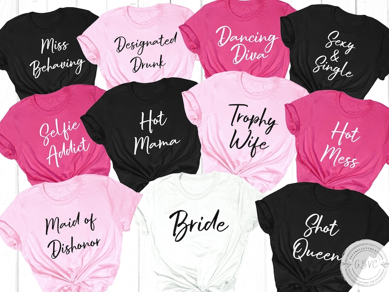 Funny Bachelorette Party Shirts Bridal Party Shirts - Etsy