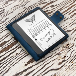 Personalized Leather Kindle Scribe Cover Kindle Scribe Case - Etsy