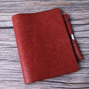 ONYX Boox Note Air 4C Go Color 7 Case Red Embossed Leather Boox Go 10.3 ...