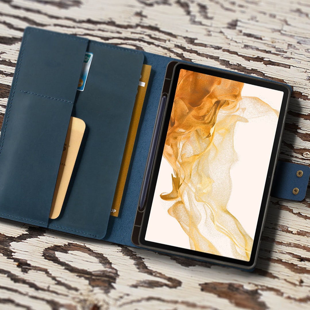 Personalized Leather Samsung Galaxy Tab S10 FE+ S6 Lite 2024,A9+,S9 FE+ ...