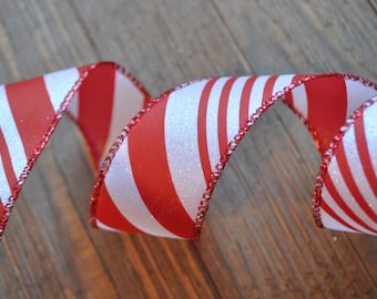 Candy Cane Ribbon | Etsy