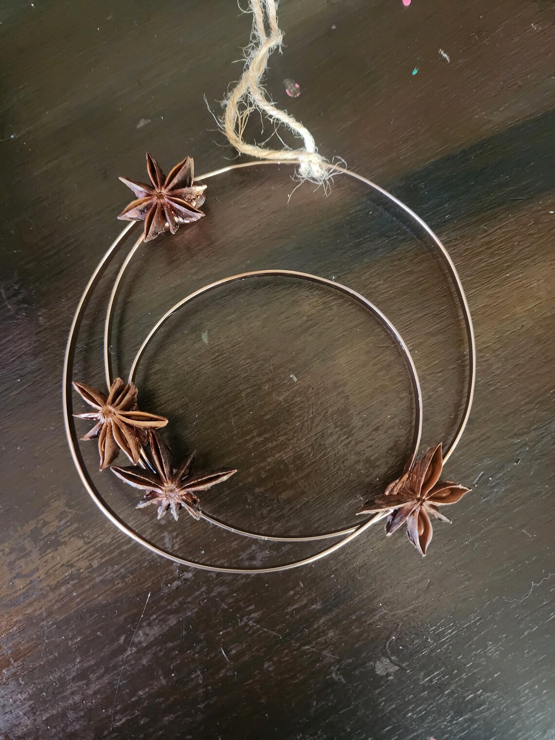 Star Anise and Metal Simple Wreath Decor - Etsy