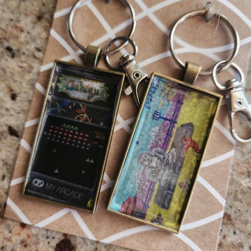 Arcade Game Keychain - Etsy