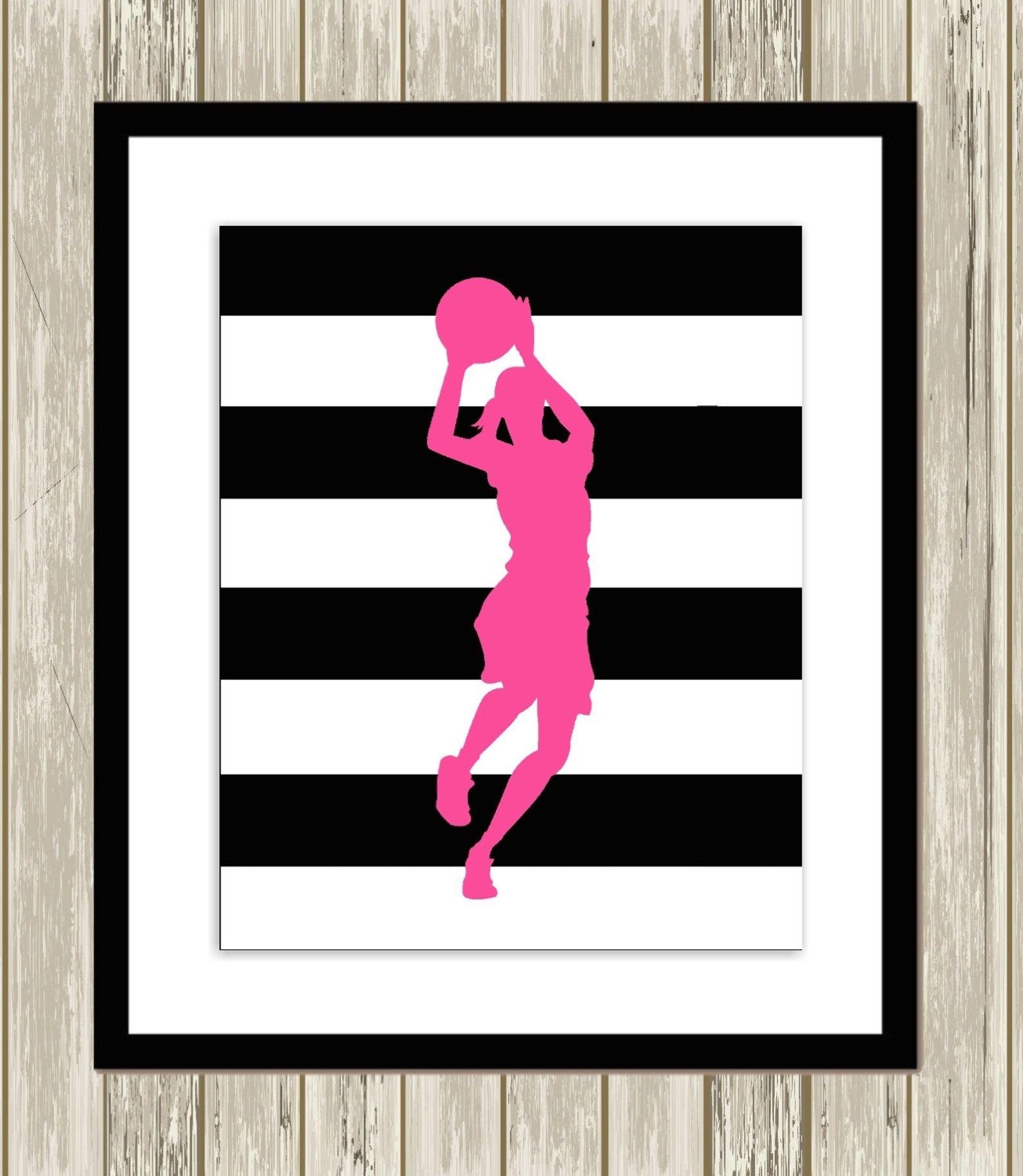 Basketball Girls Art, Custom Girls Art, Girls Sports Art, Variety ...