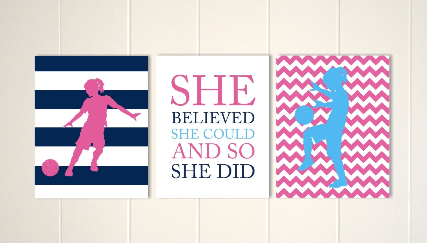 Soccer Girl Wall Art Soccer Room Decor Basketball - Etsy