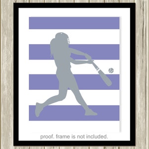 Teen Girl Wall Art, Softball Girl Wall Art, Musical Notes Wall Art ...