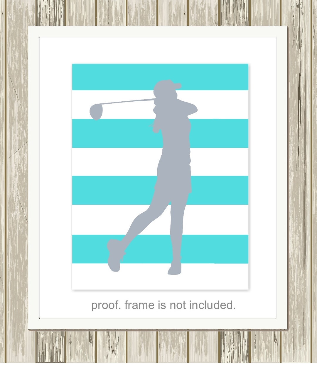 Girls Room Decor, Girl Golfer, Golf Room Decor, Golfer Girl Art, Girls ...