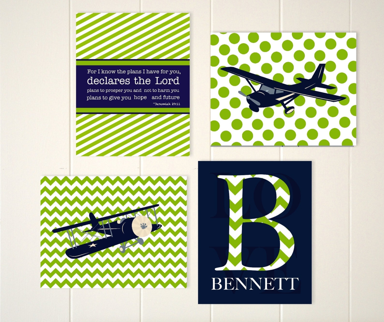 Toddler Boy Monogram Art Baby Boy Nursery Nursery Art - Etsy