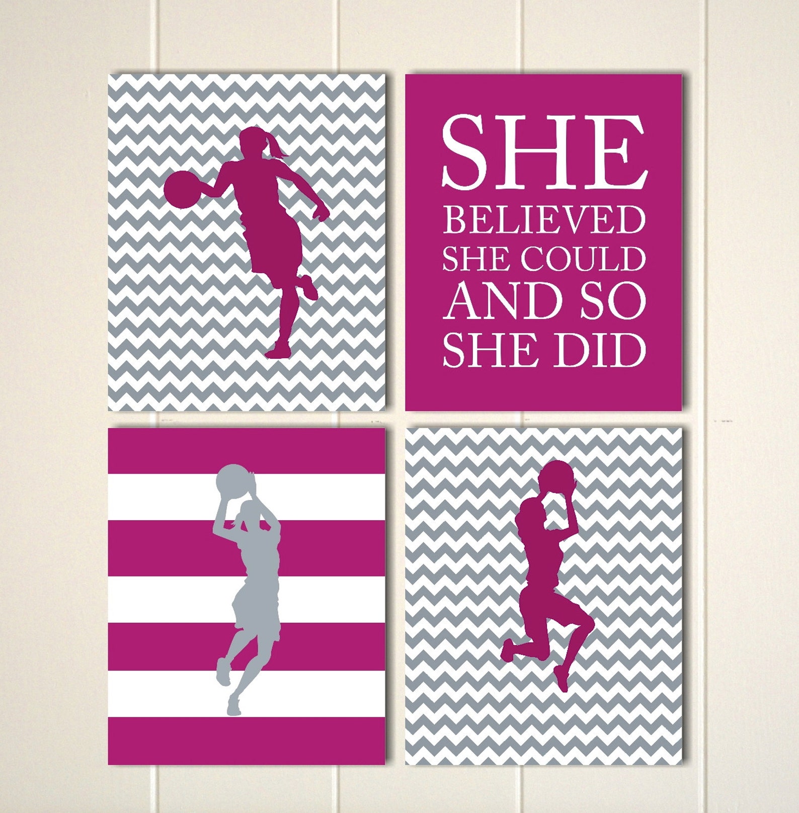 Basketball Basketball Girl Wall Art Girls Wall Art Dorm | Etsy