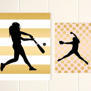 Girls Sports Art, Softball Girls Art, Softball Pitcher, Softball Batter ...