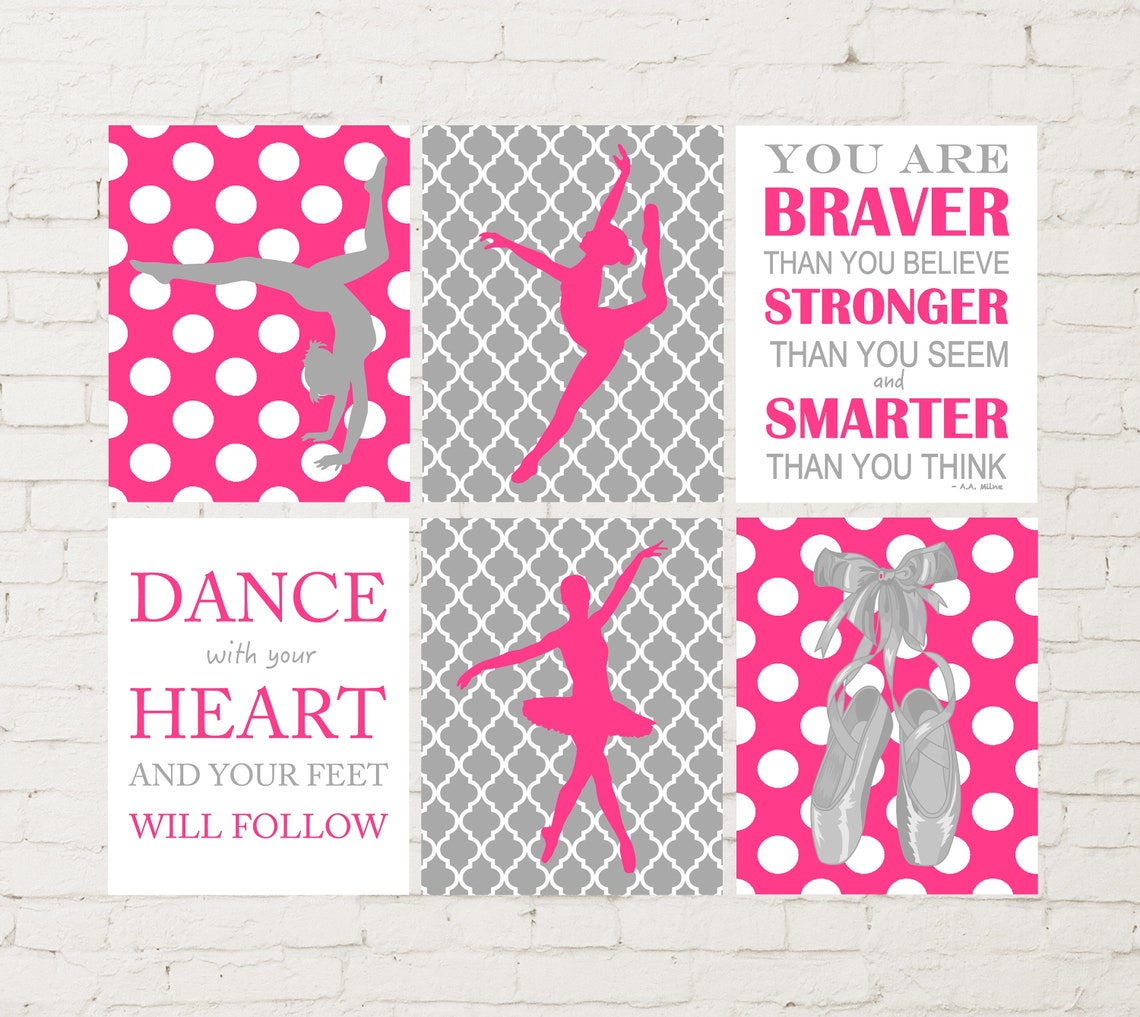Dance Art Prints Girl Art Prints Dance Room Decor Dancer - Etsy