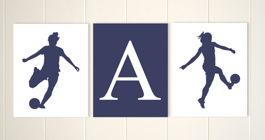 Tween Girl Room Decor Soccer Motivational Girls Art Soccer - Etsy