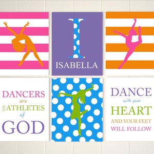 Dance Wall Art Dance Girl Room Decor Dancer Inspirational - Etsy
